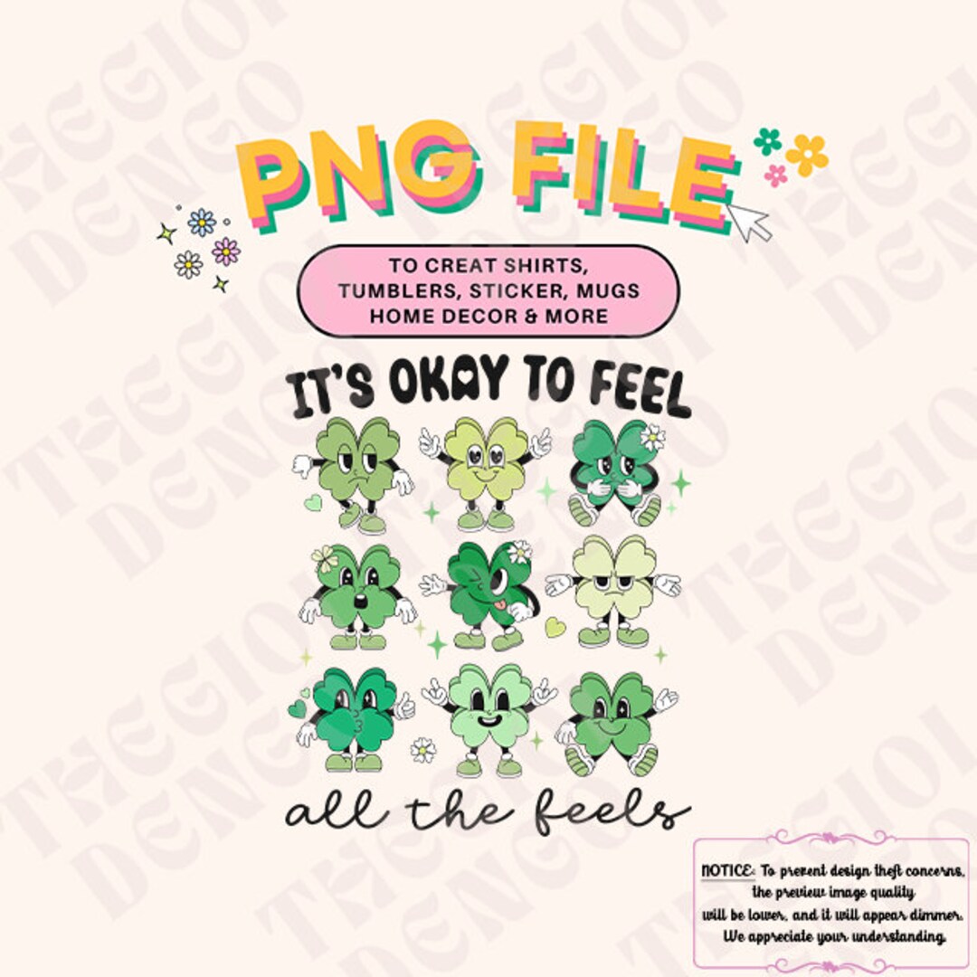 School Counselor St Patrick Day PNG, Feel Your Feelings, One Lucky ...