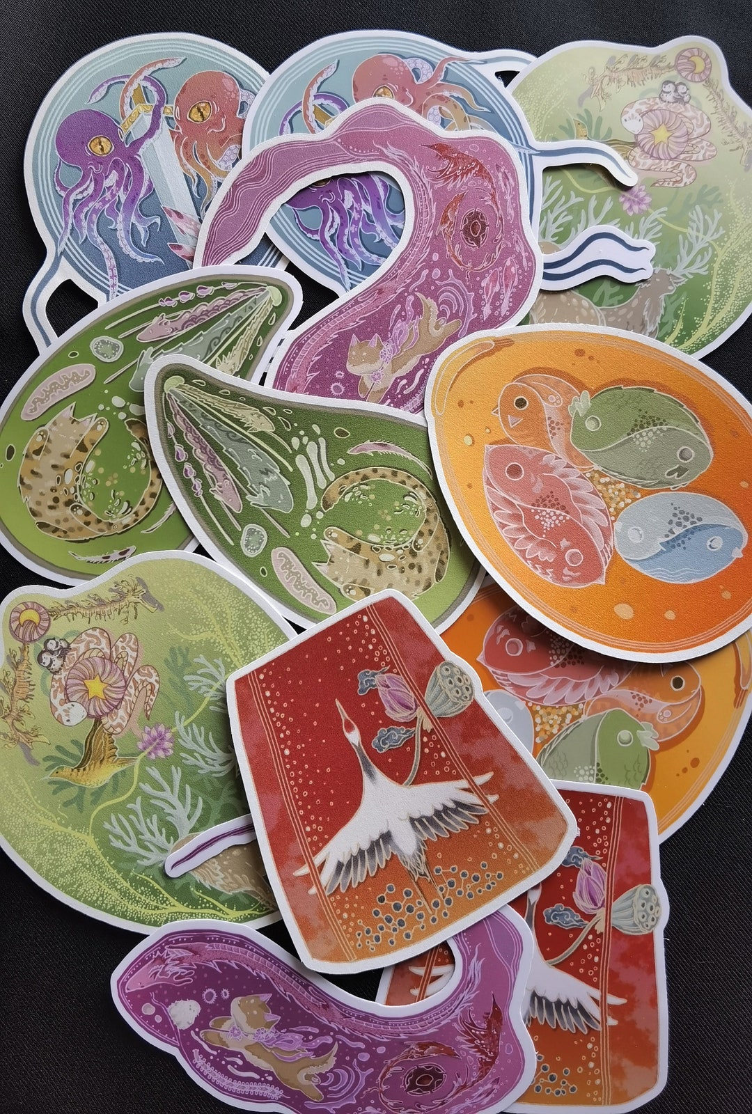 Parasite Die Cut Stickers Pack Parasitology Science Art - Etsy