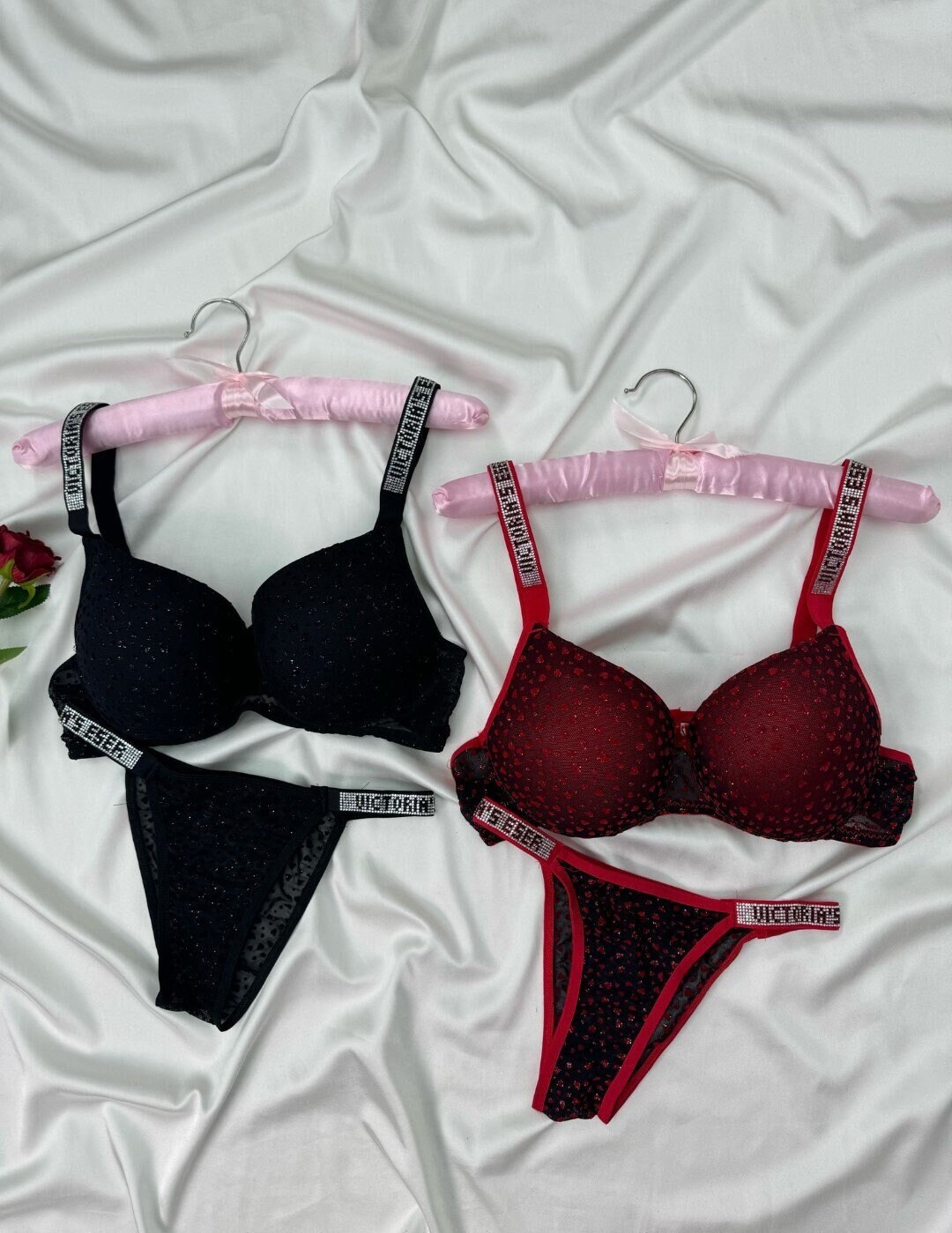 Charming Bra Thong Set,shinny Bra Thong Lingerie Set - Etsy