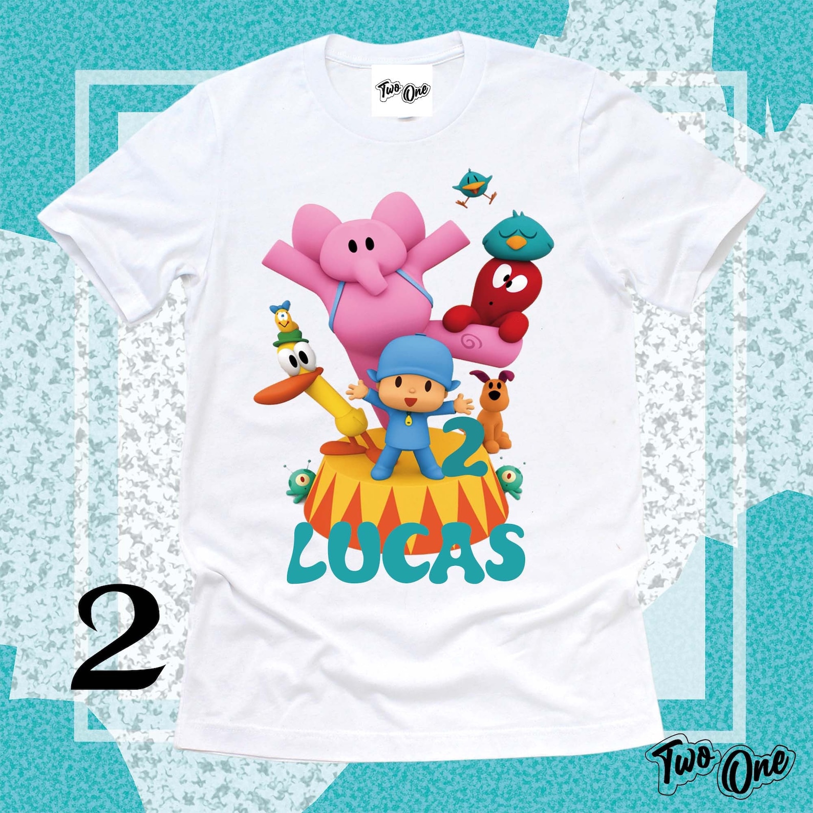 Pocoyo Birthday Shirtpocoyo Birthday Party Shirtpocoyo - Etsy