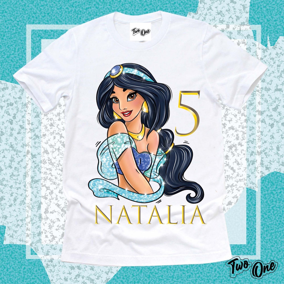 Jasmine Birthday Shirt,princess Jasmine Shirt, Jasmine Shirt,princess ...