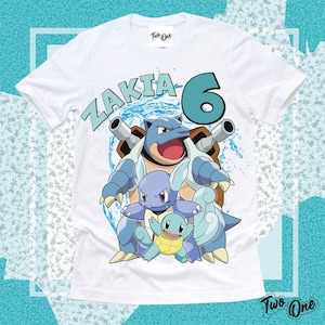 Pokemon Birthday Shirt,custom Pokemon Shirt,t-shirt Pokemon,birthday ...