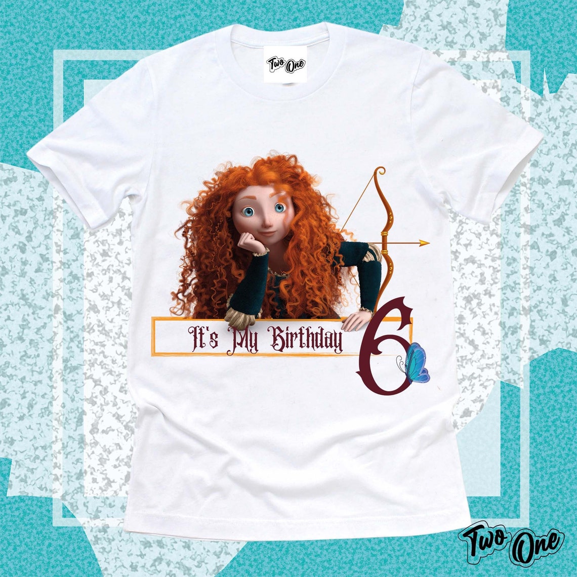 Princess Merida Birthday Shirtmerida Shirt Birthdaybirthday | Etsy