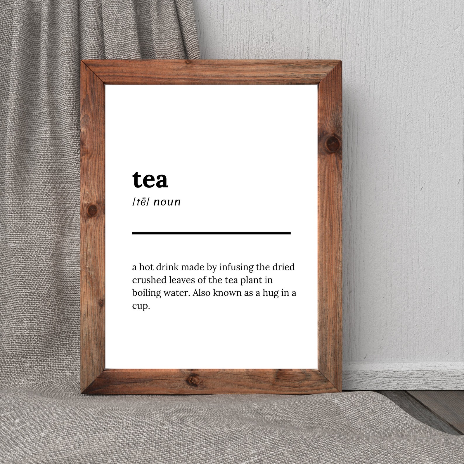 Tee Definition Kunstdruck / DIGITAL DOWNLOAD / druckbare Kunst | Etsy