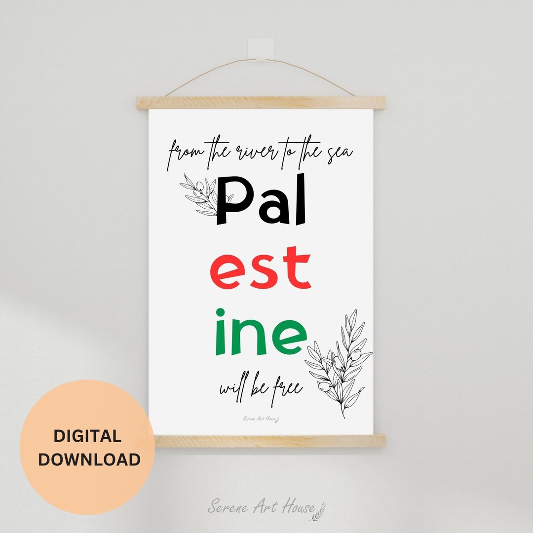 Palestine Will Be Free Wall Art Print, Freedom Poster, Falasteen ...