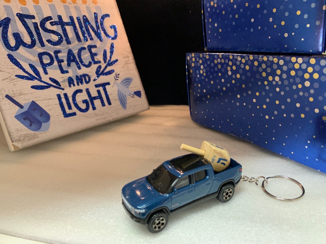 Rivian EV RIT Hanukkah Decoration 1/64 Scale Diecast Keychain - Etsy