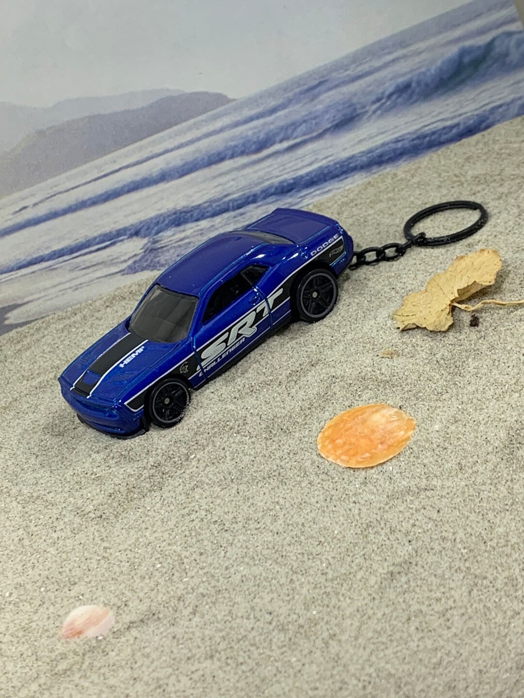 2015 Dodge Challenger SRT 1/64 Scale Diecast Keychain disclaimer NOT ...