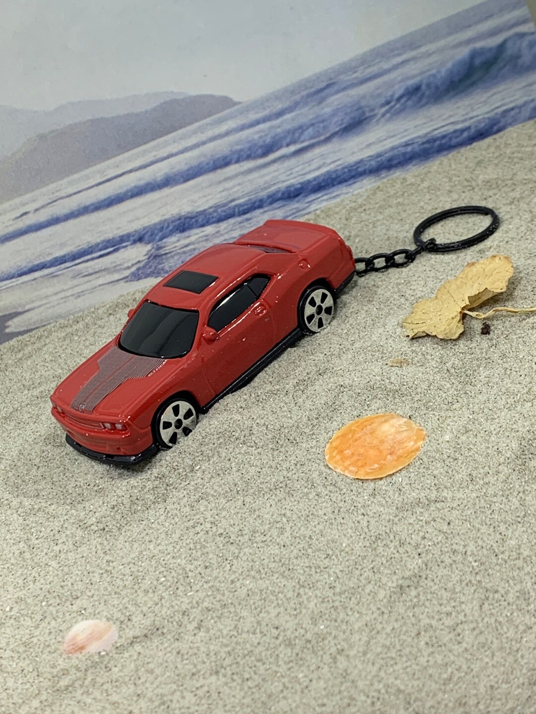 2008 Dodge Challenger SRT Keychain 1/64 Scale Diecast Keychain ...