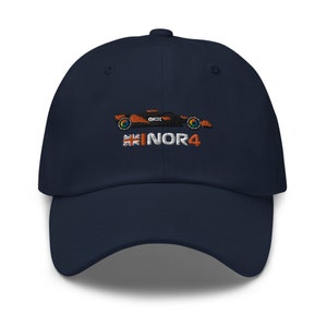 NOR4 2024 F1 Car | Embroidered Hat - Etsy