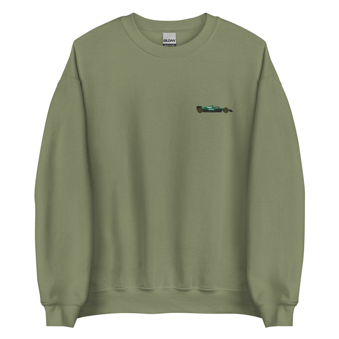 Aston 2024 F1 Car | Embroidered Sweatshirt - Etsy