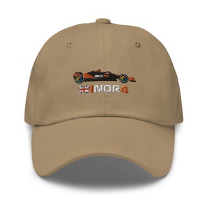 NOR4 2024 F1 Car | Embroidered Hat - Etsy