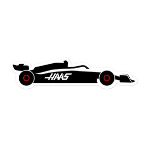 F1 Haas Car Kiss-cut Sticker - Etsy