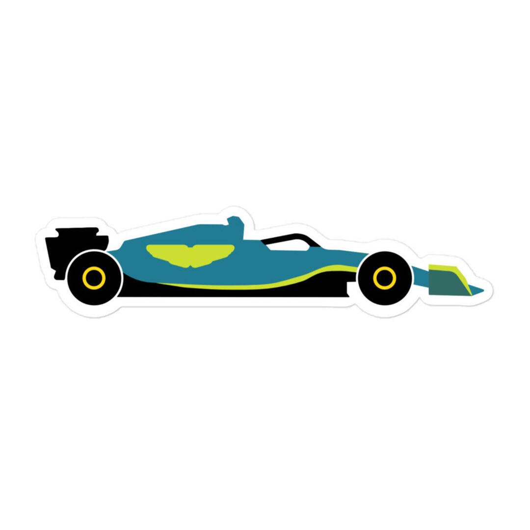 F1 Aston Martin Car Kiss-cut Sticker - Etsy