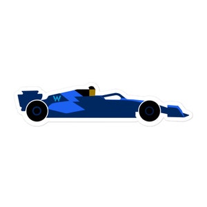 F1 Williams Car Kiss-cut Sticker - Etsy