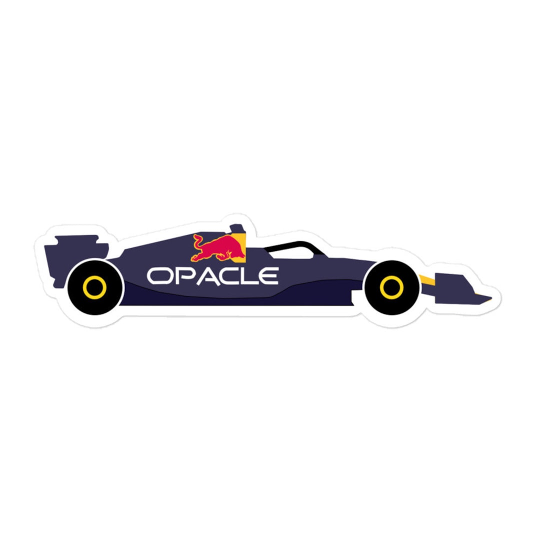 F1 Red Bull Car Kiss-cut Sticker - Etsy