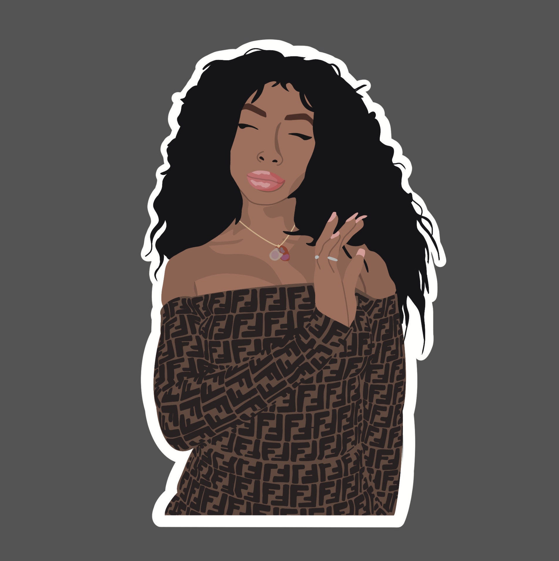 SZA Die-Cut Sticker | Etsy