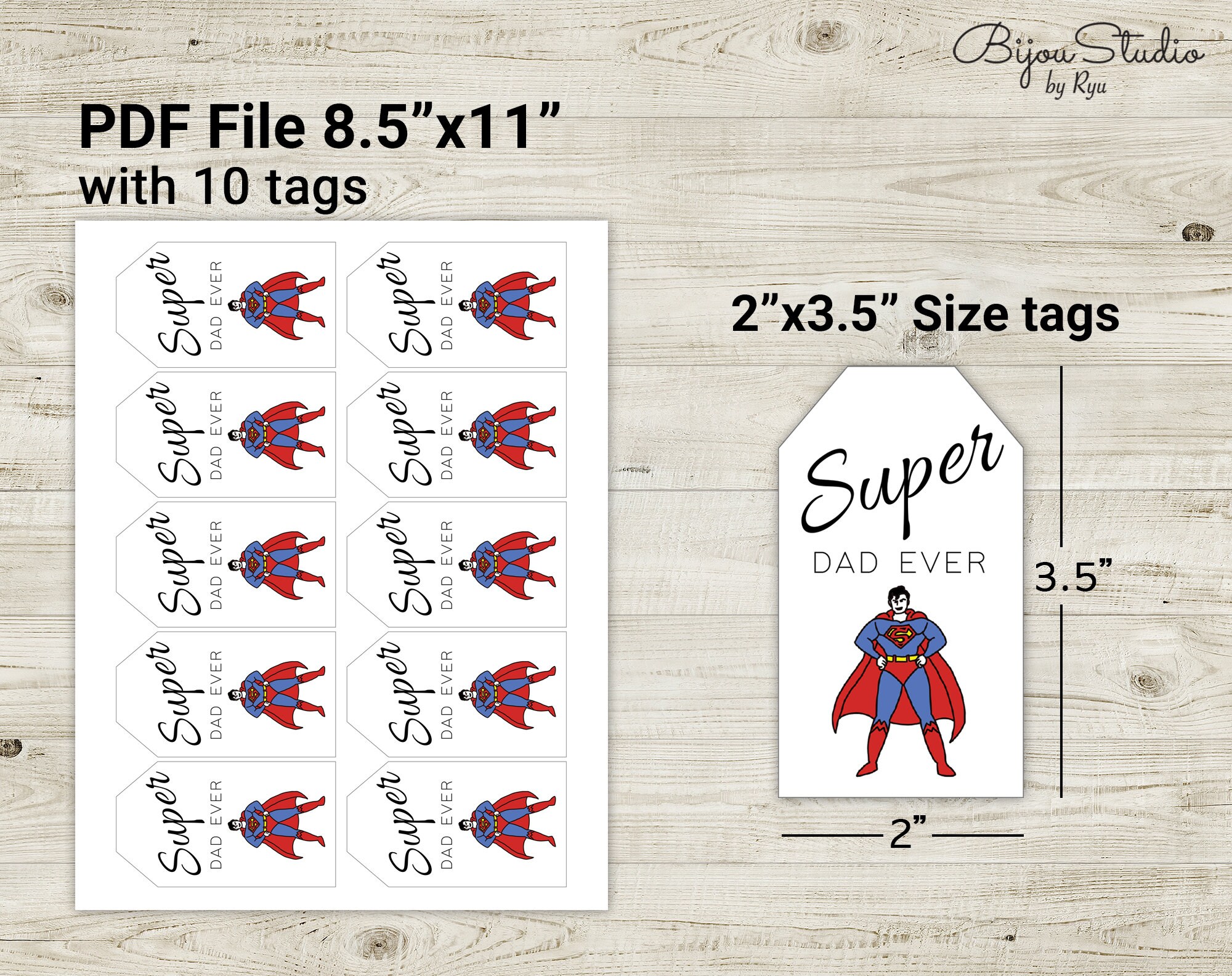 Fathers Day Party Bundle Printable Super Dad Banner - Etsy