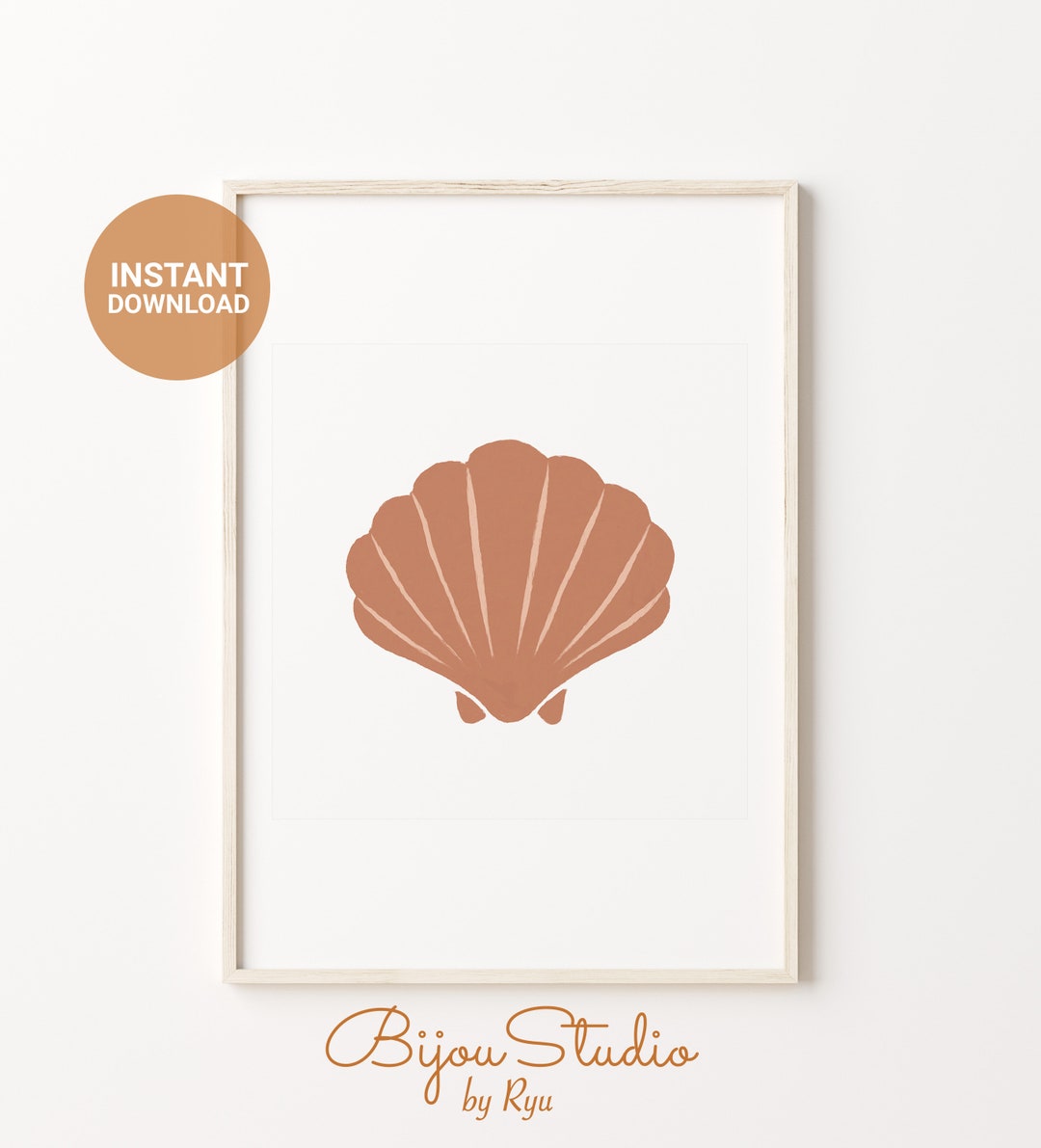 Sea Shellfish Boho Beach Nursery Printable Wall Art Gender - Etsy