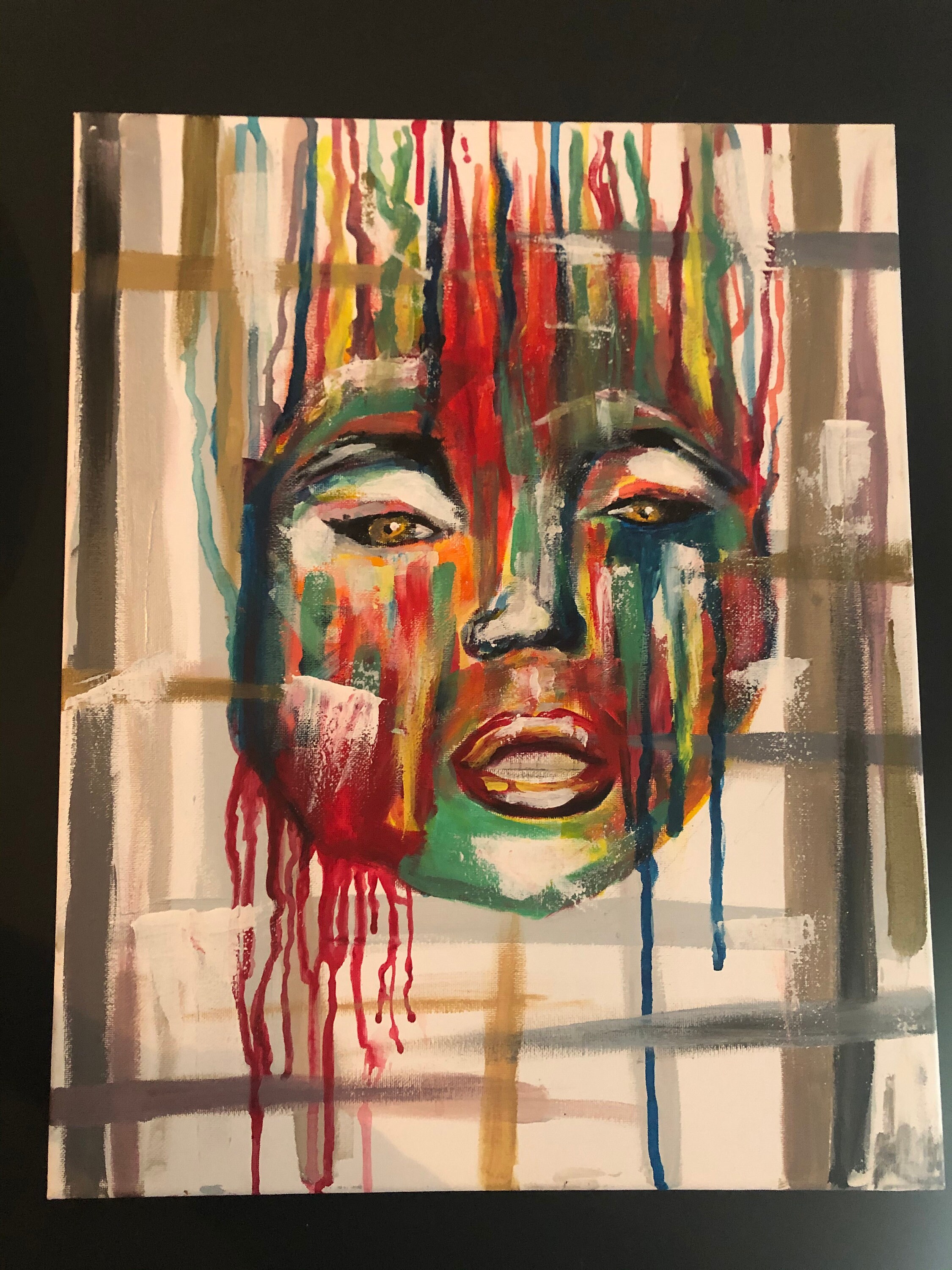 Face Drip Painting