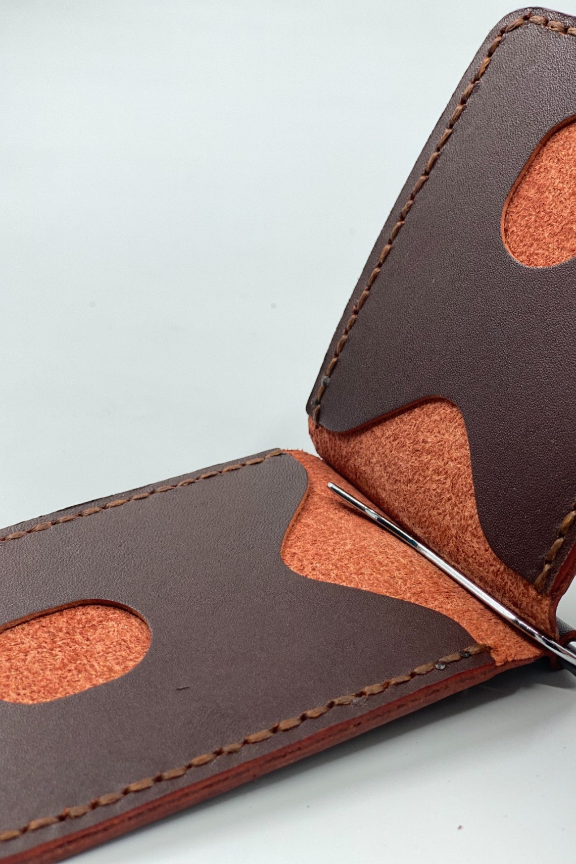 Money Clip Wallet , Slim Leather Men Wallet , Personalized Wallet Money ...