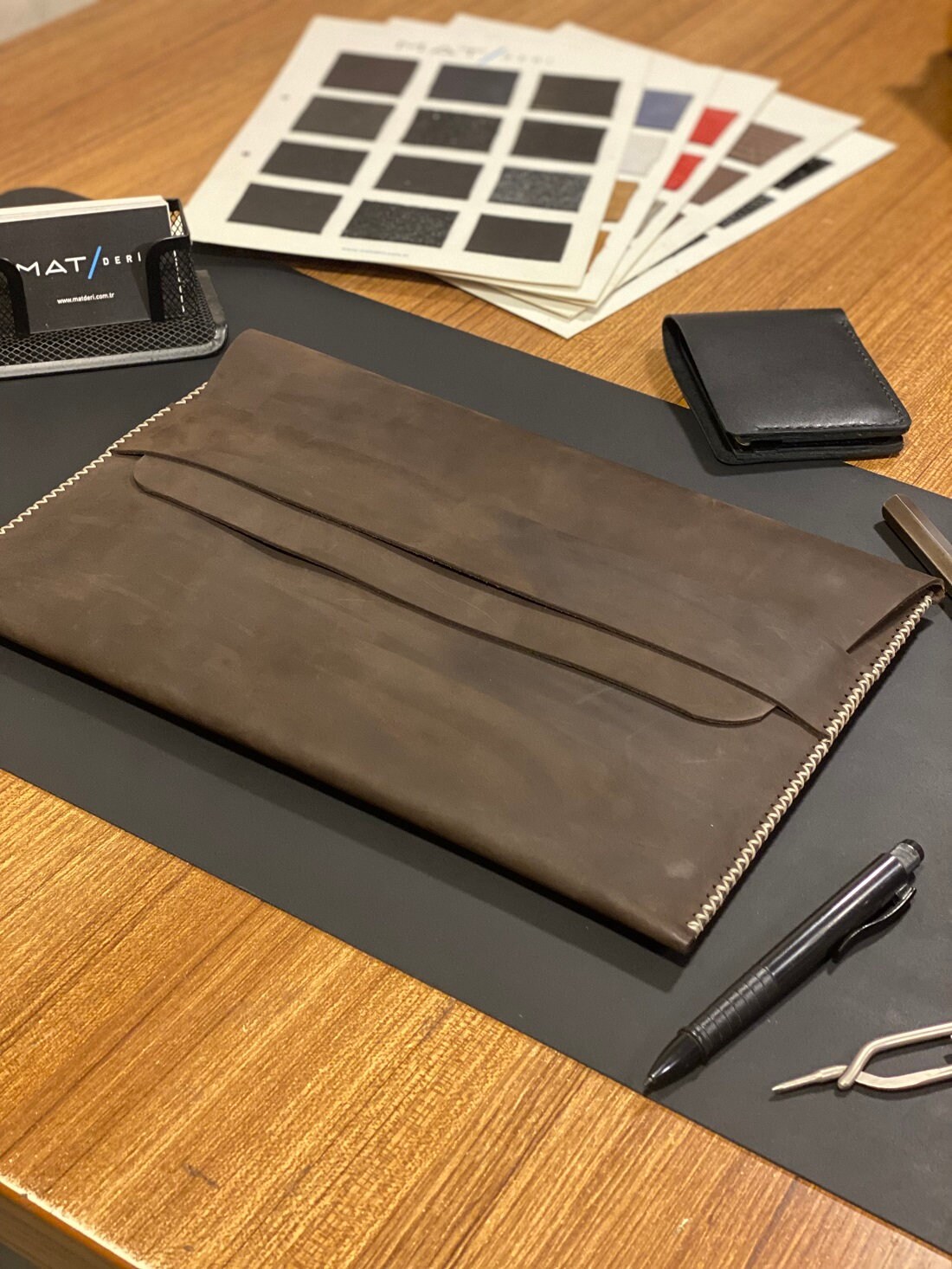 MacBook 13 Inch Sleeve , Handmade Genuine Leather MacBook Case ...