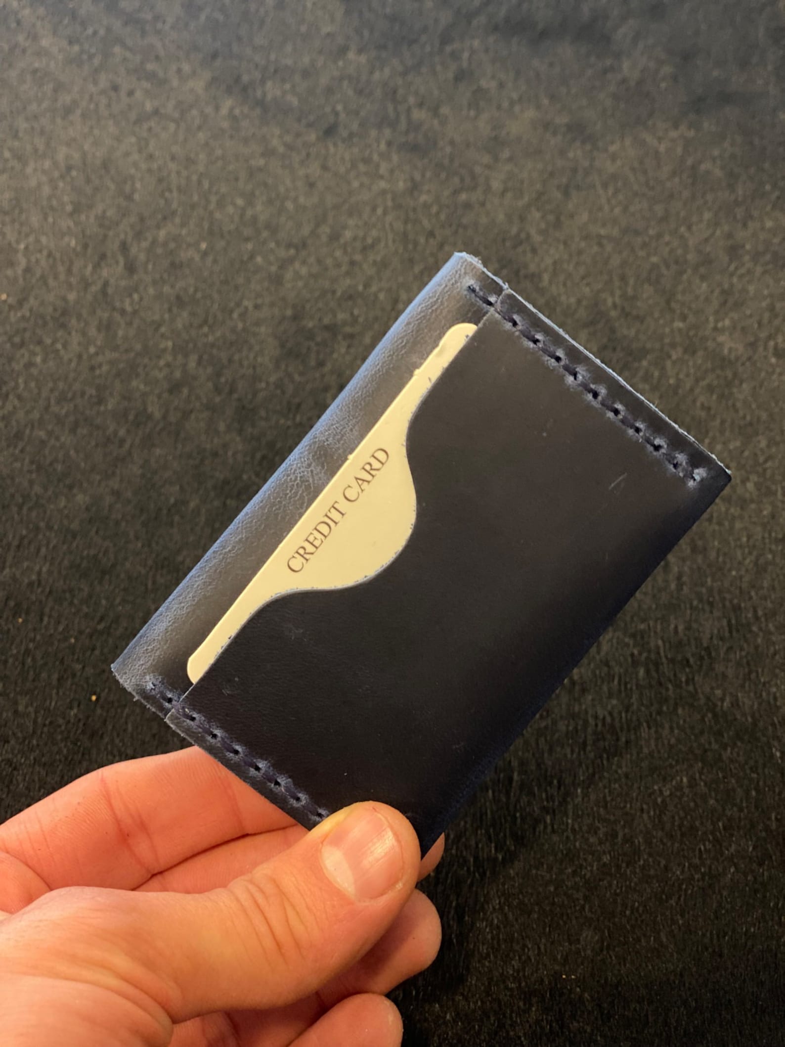 Tiny Cardholder With Coin Case , Personalized Leather Coin Card Wallet ...