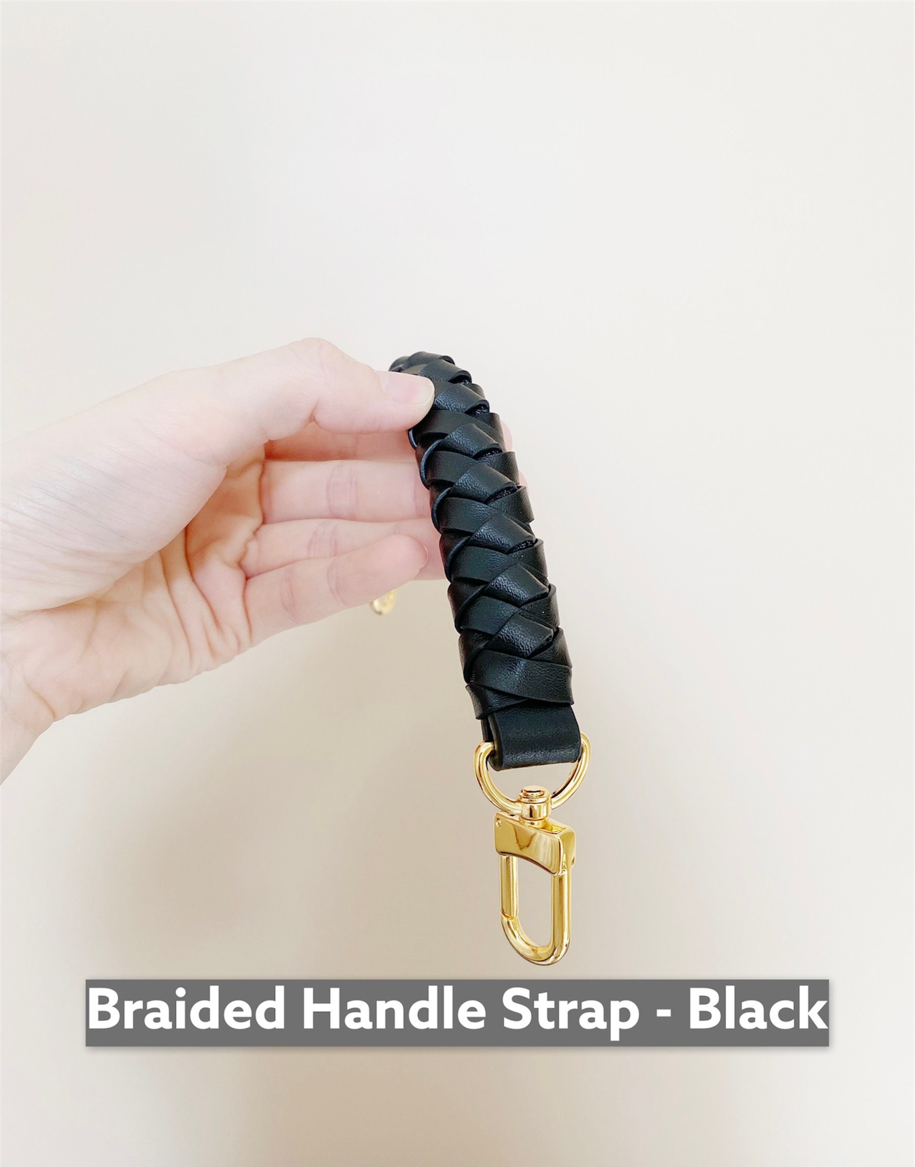 Braided Leather Top Handle Strap Neo Noe Handle Bag Handle - Etsy