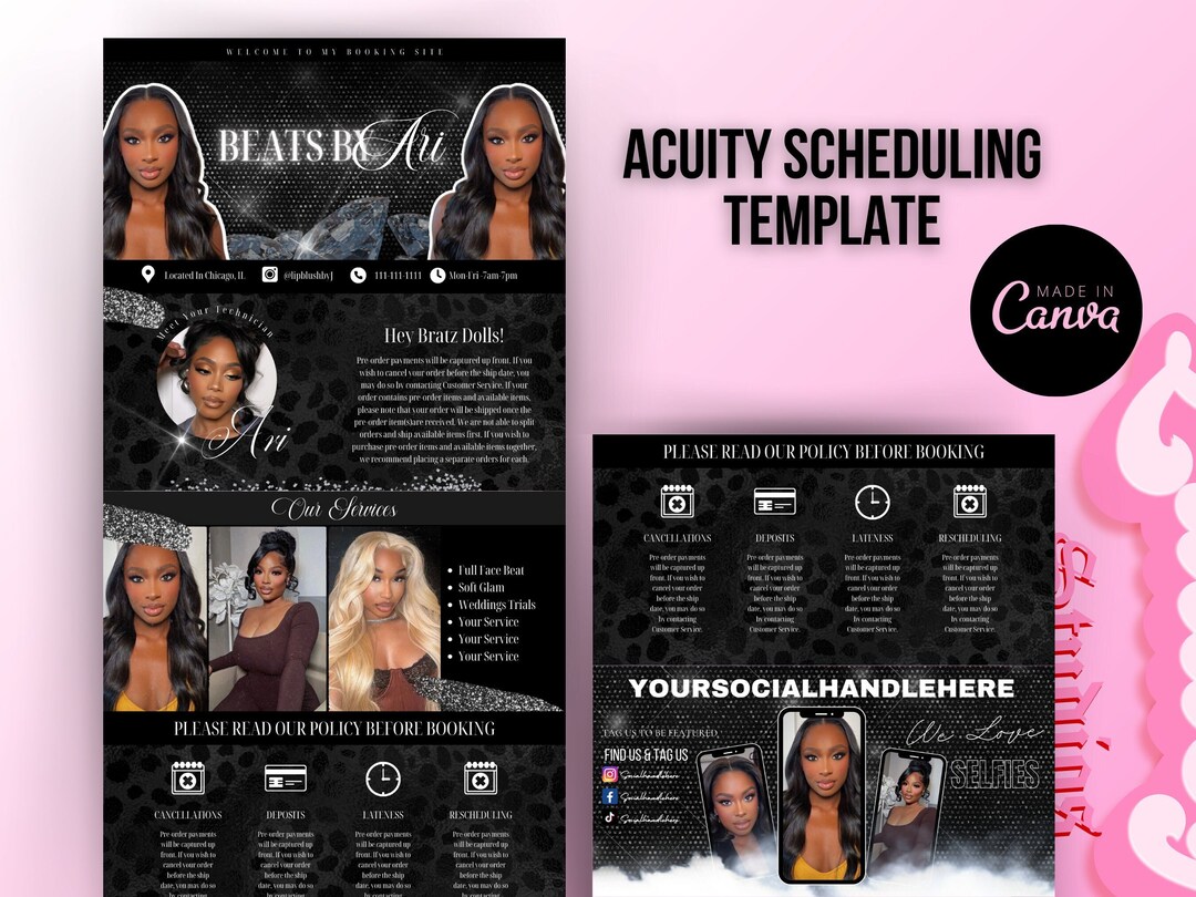 ACUITY SITE DESIGN Acuity Theme Acuity Scheduling Site - Etsy