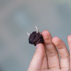 Dread Bead Buffalo Bison Perle Dreadlocks Polymer Clay 1 Cm Hole - Etsy