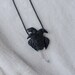 Crow Necklace Black Raven Corvo Rabe Polymer Clay - Etsy
