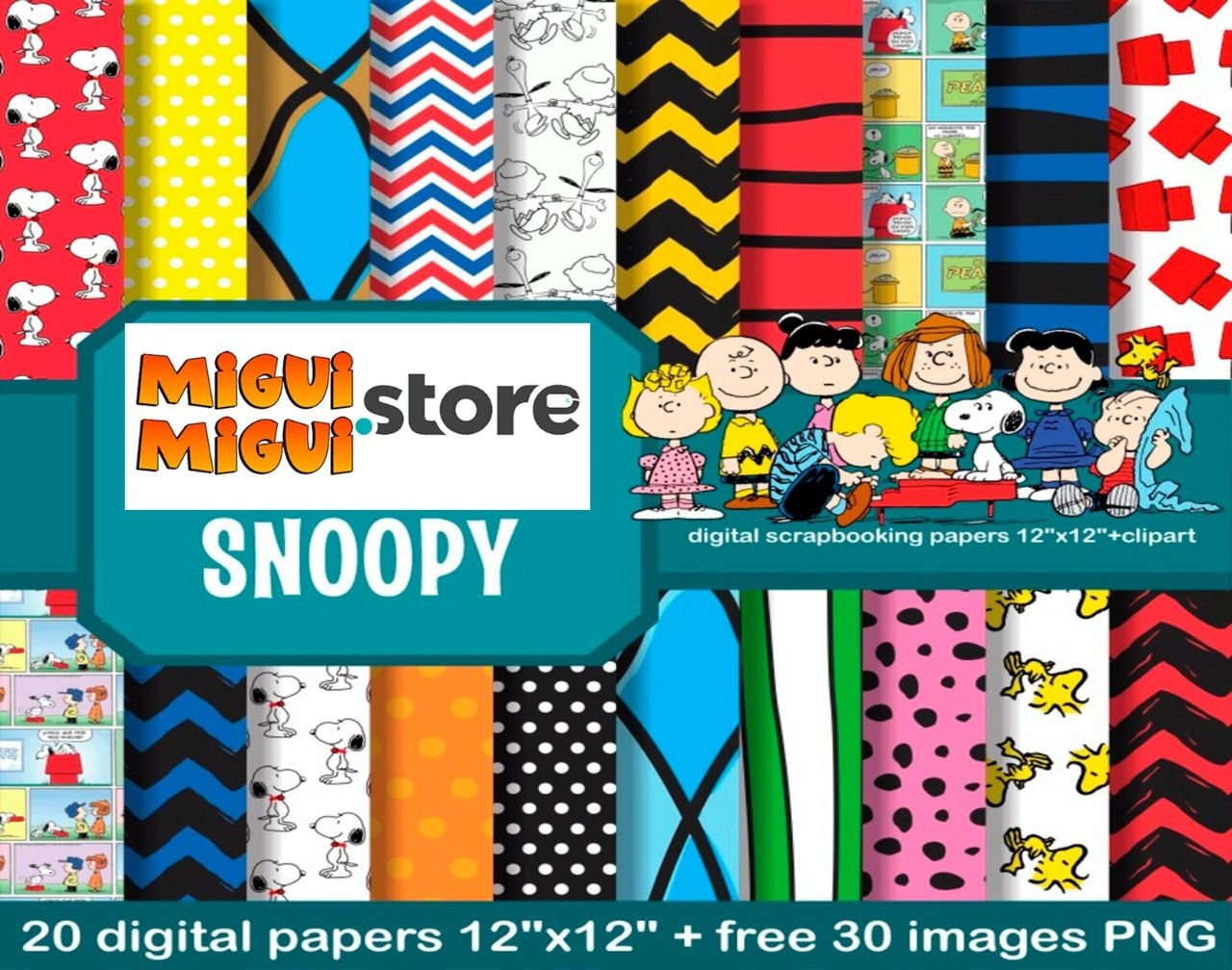 Snoopy png Snoopy Paper Snoopy Clipart Snoopy papel digital | Etsy