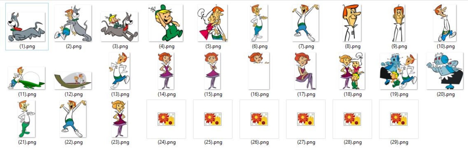 The Jetsons Digital Clipart The Jetsons PNG The Jetsons | Etsy