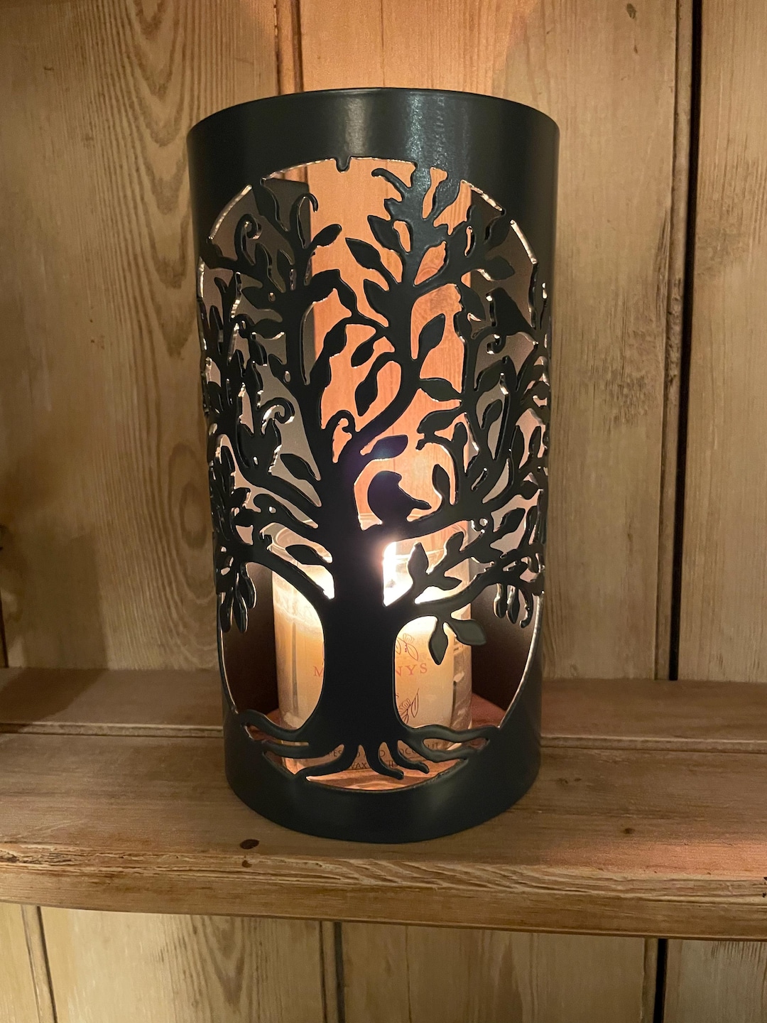 Tree of Life Curved Candle Holder - Etsy