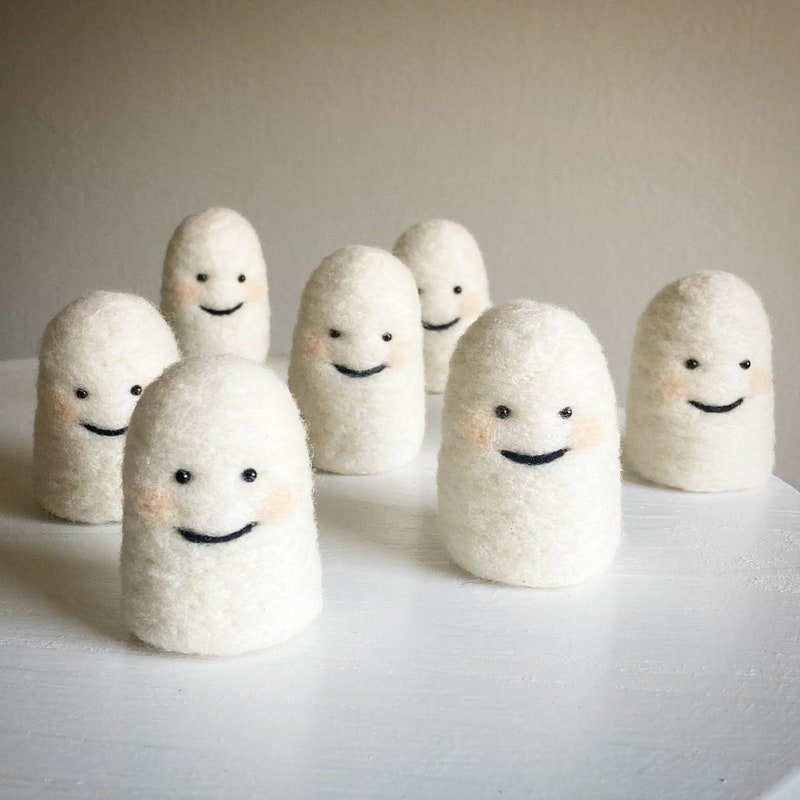 Needle Felted Ghost - Etsy