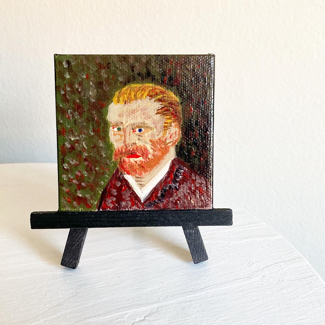 Miniature Van Gogh, Christmas Gift for Art Lover, Unique Gifts, Mini ...