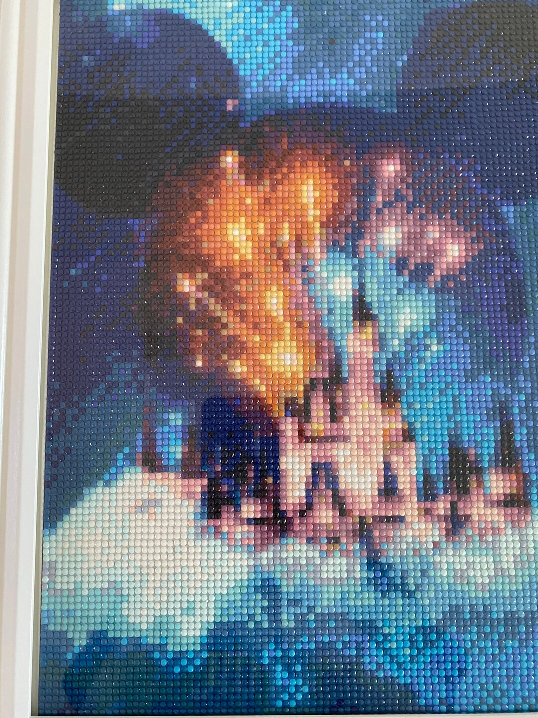 Completed & Framed Diamond Painting- Disney Castle - Etsy