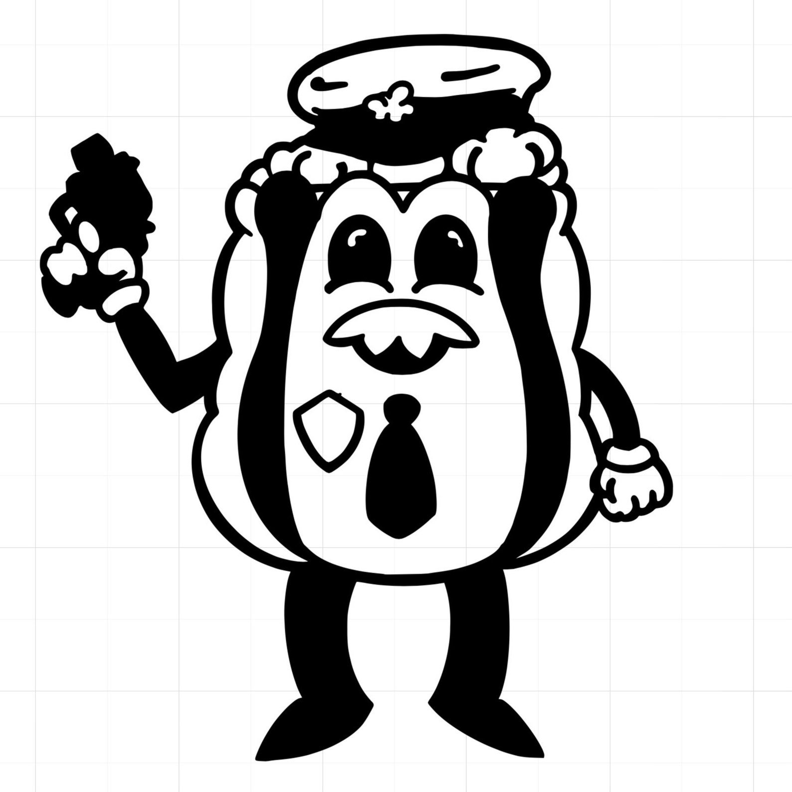 Detective Popcorn Vinyl Decal Last Podcast On The Left Henry Etsy
