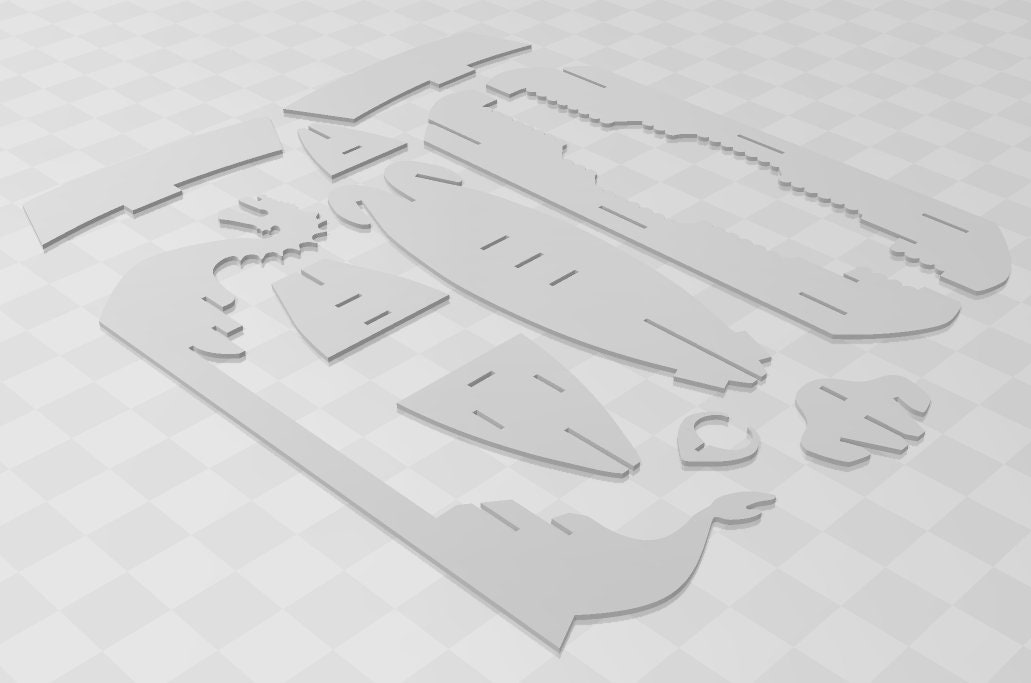 STL: 10 Mast Longship for Pirates CSG - Etsy