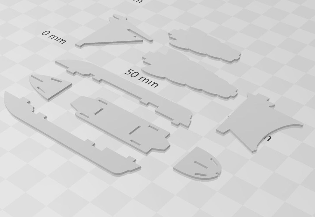 STL: 4 Mast Clipper Ship for Pirates CSG - Etsy