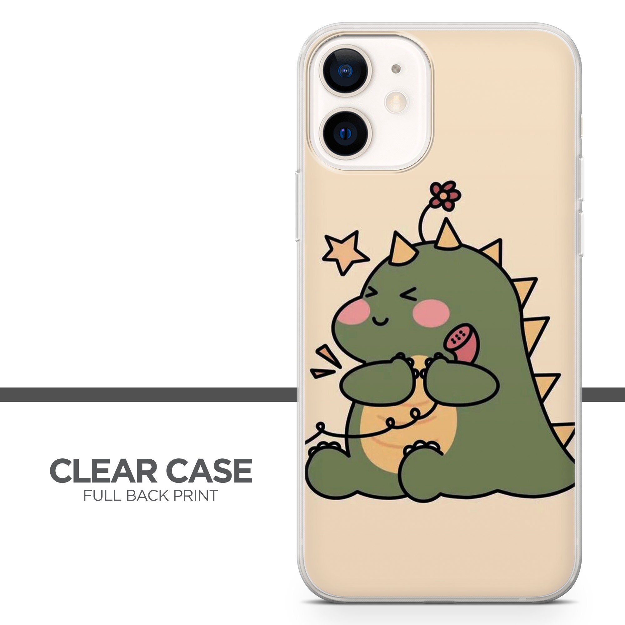 Cute Dinosaur Phone Case T-rex Dino Cover for Iphone 14 13 - Etsy