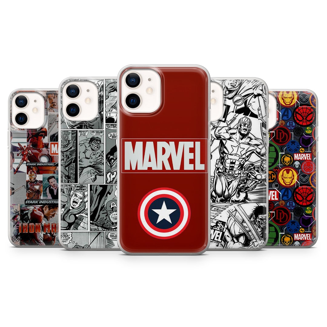 Marvel Phone Case Collage Cover for iPhone 14pro, 13, 12, 11, XR, 7, 8 ...