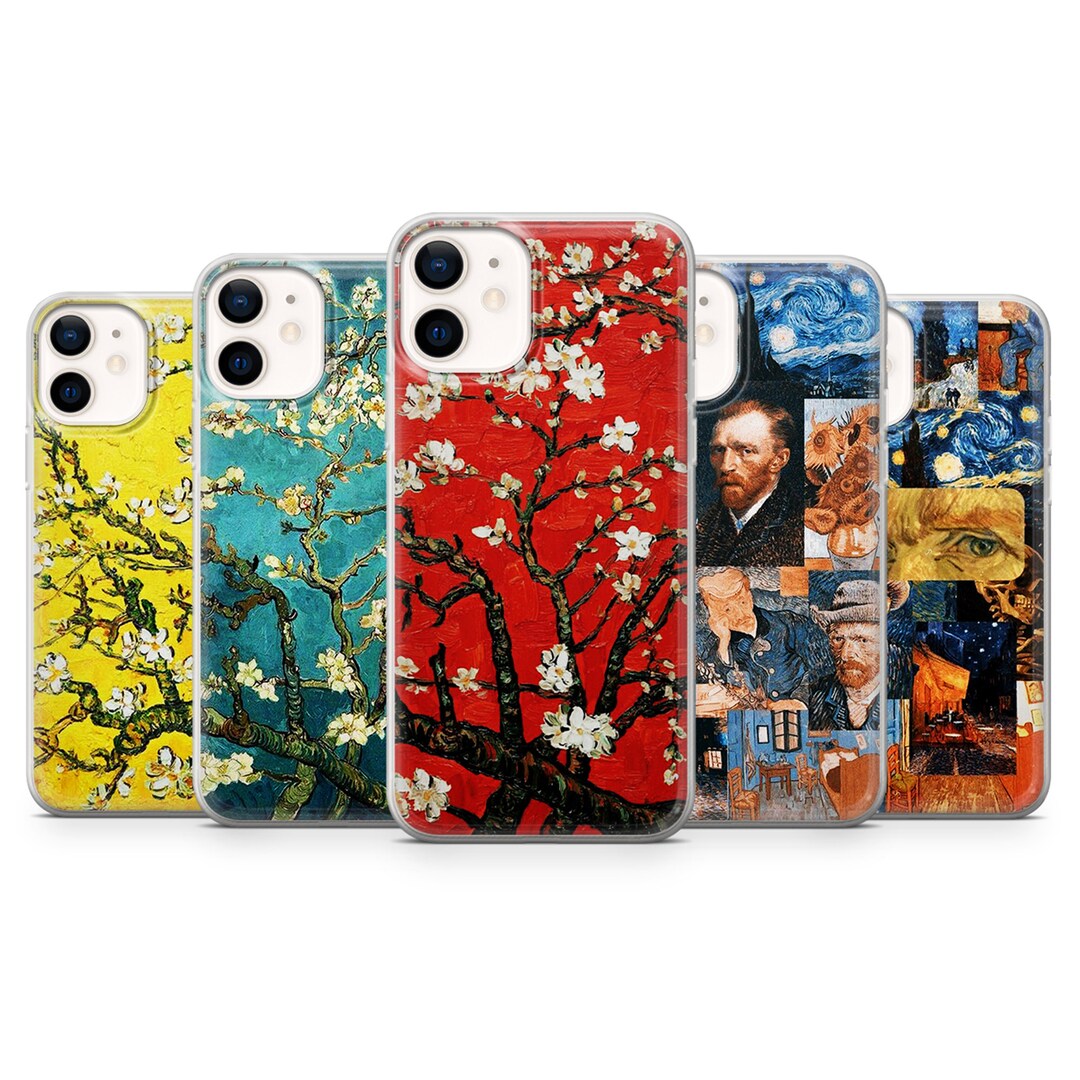 Mid Century Modern, Famous Iconic Art Phone Case Van Gogh Art Cover for ...