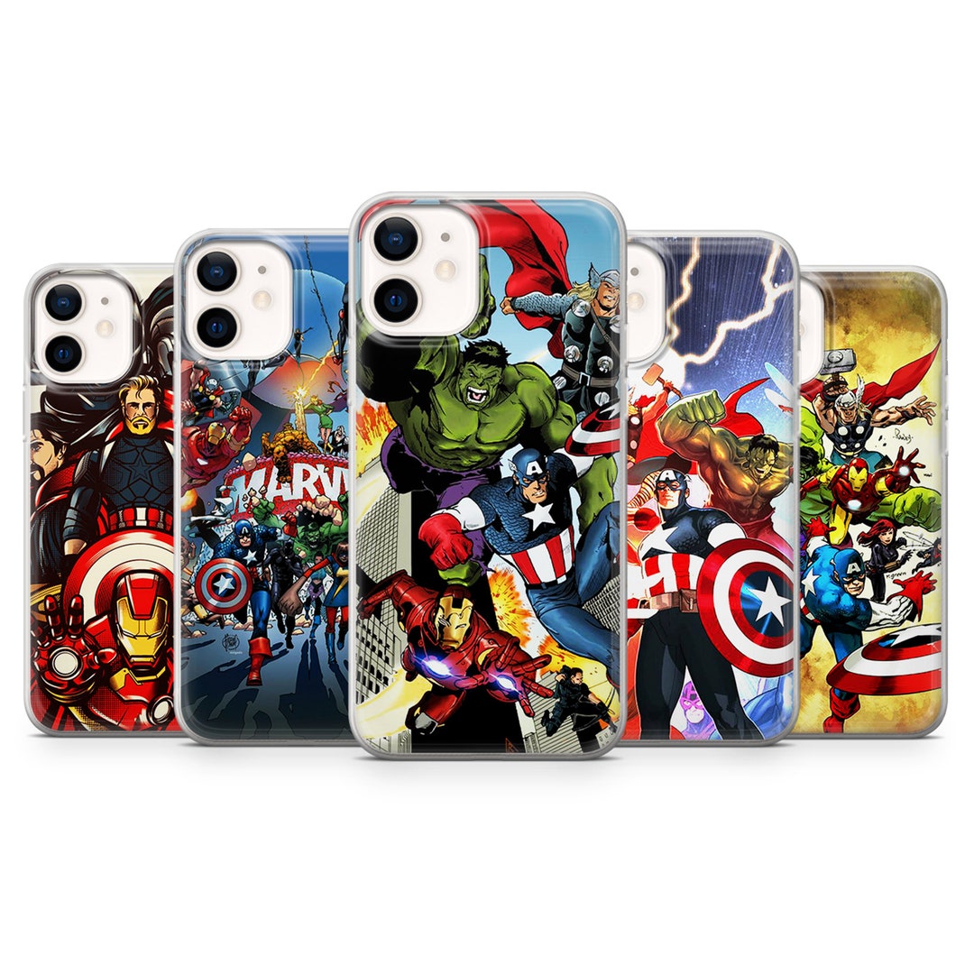 Superhero Phone Case, Avengers Cover for iPhone 14pro, 13, 12, 11, XR ...