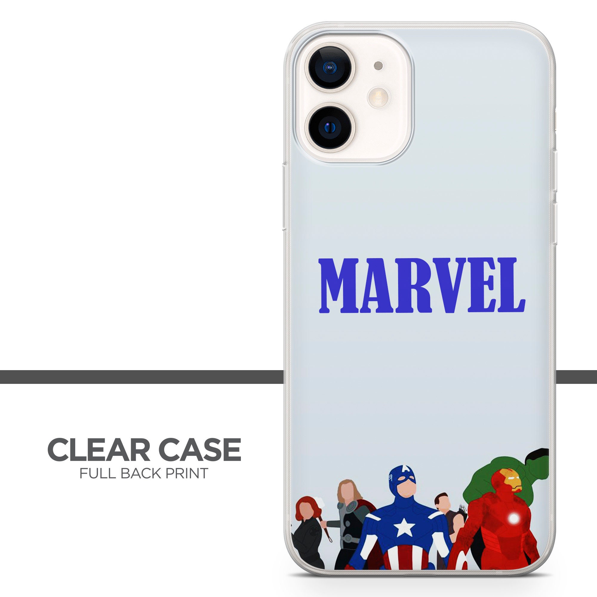Marvel Phone Case Best Superhero Gift for Iphone 14 Pro 13 - Etsy