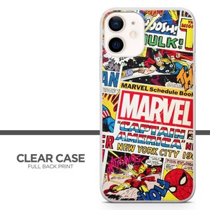 Marvel Phone Case, Best Superhero Gift for iPhone 14pro, 13, 12, 11, XR ...
