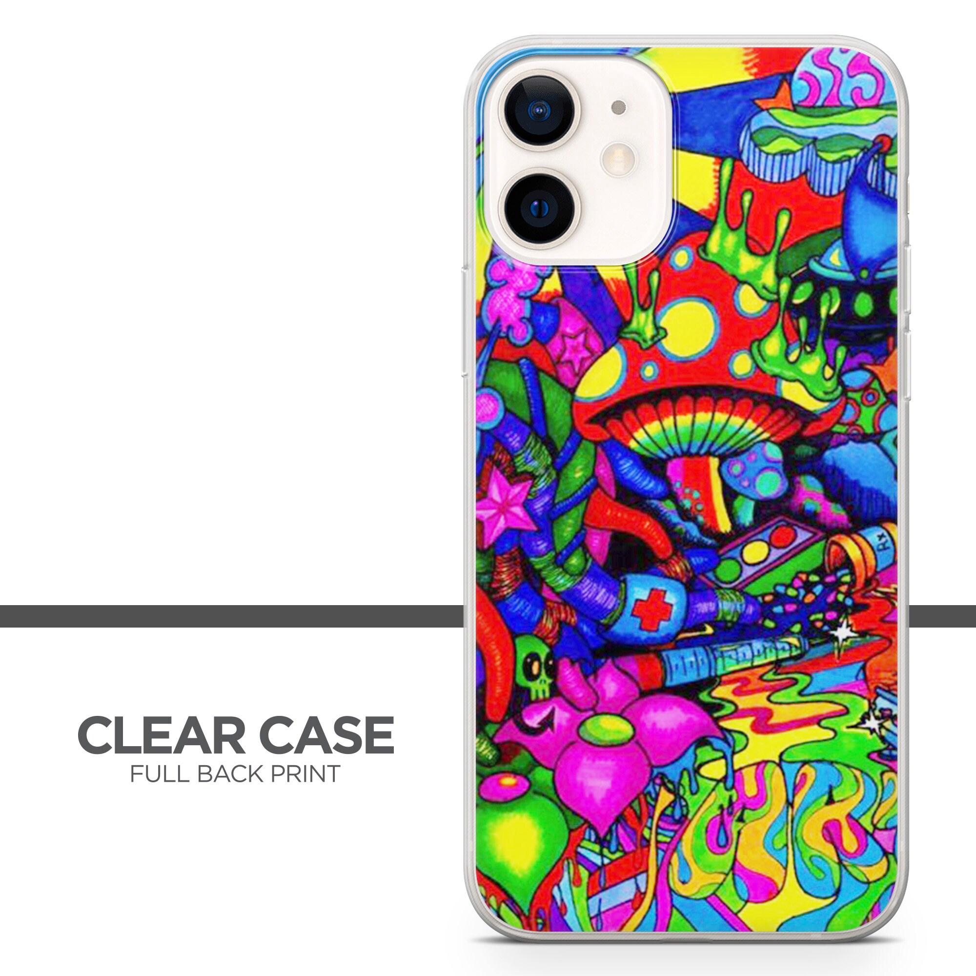 Psychedelic Trippy Phone Case Visuals Colours for Iphone 14 - Etsy UK