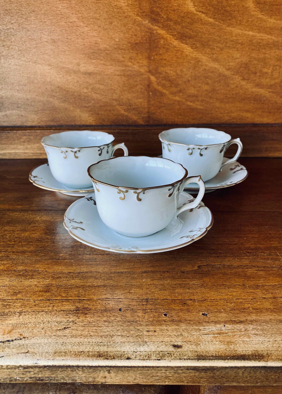 LC Monogram Porcelain Mugs - Etsy