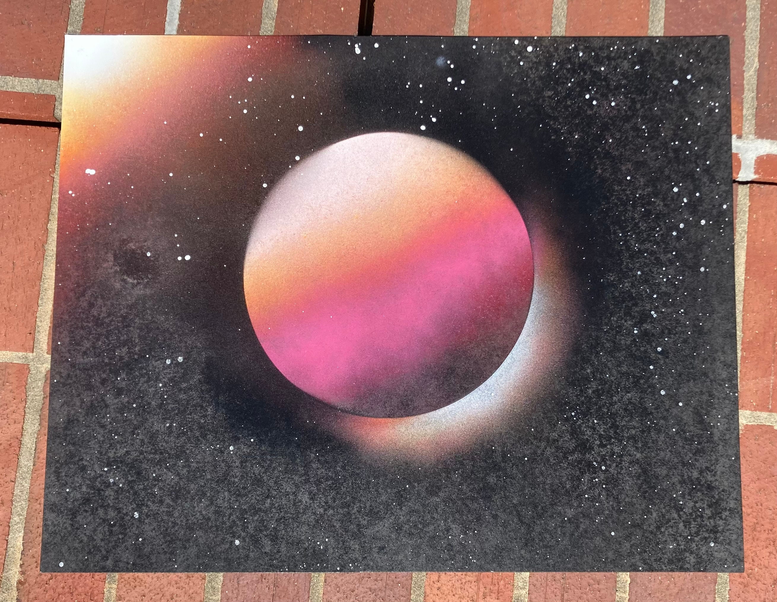 Planet Spray Paint Custom Painting Handcrafted Art Etsy planet-spray-paint-custom-painting-handcrafted-art-etsy