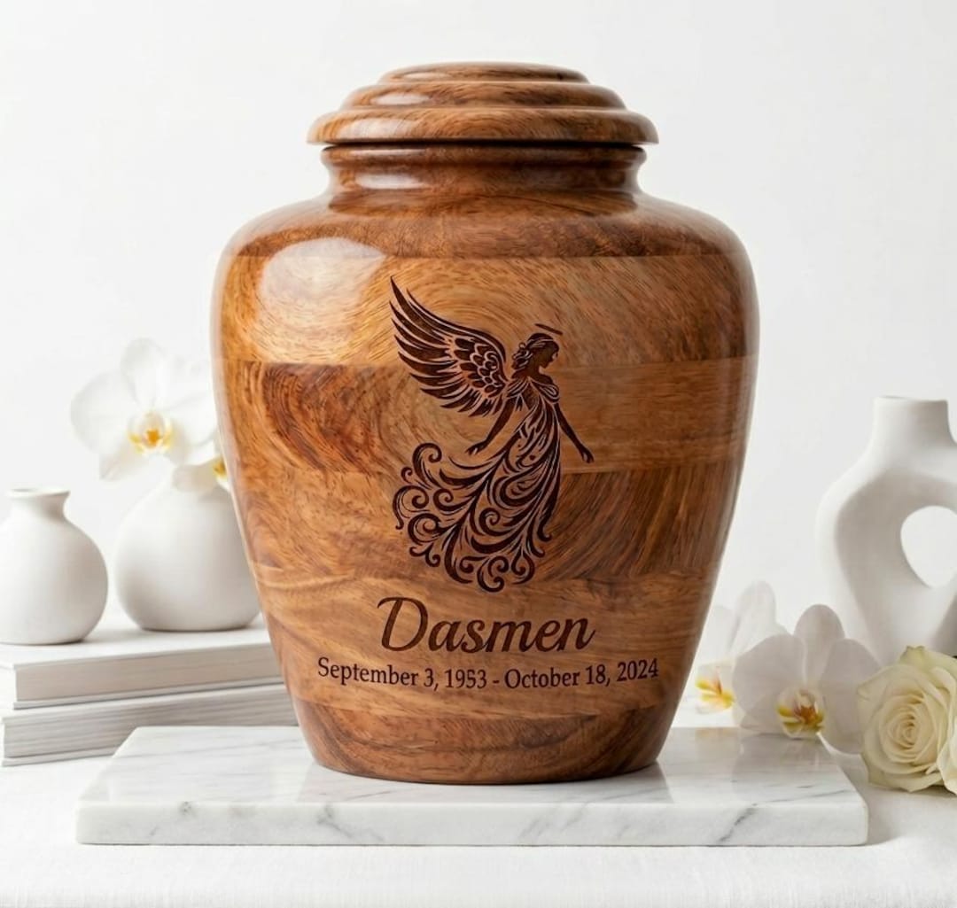 Tree of Life Custom Handmade Urn - Wooden Urns for Human Ashes ...