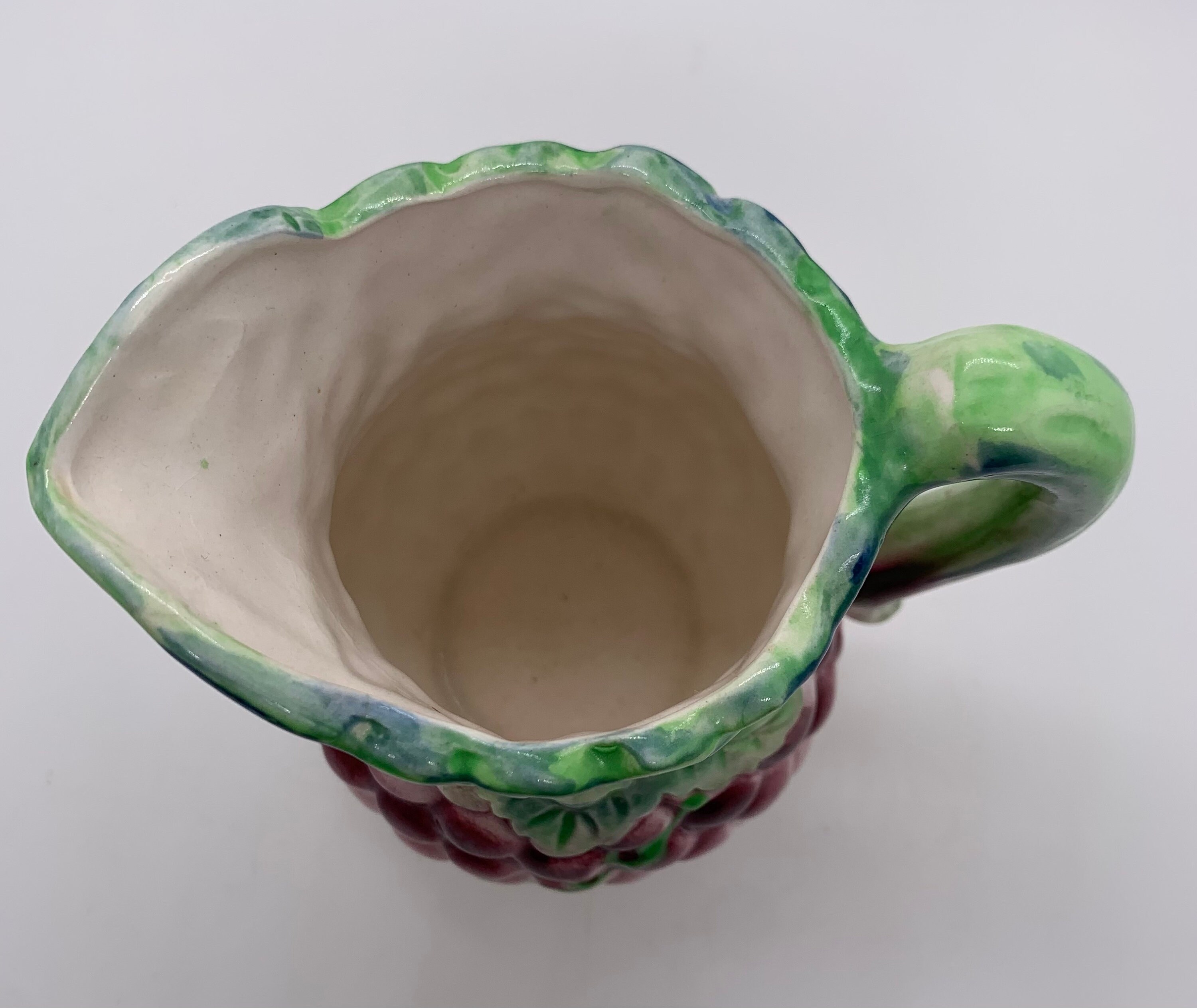 Vintage Ceramic Grape Cluster Pitcher - Etsy